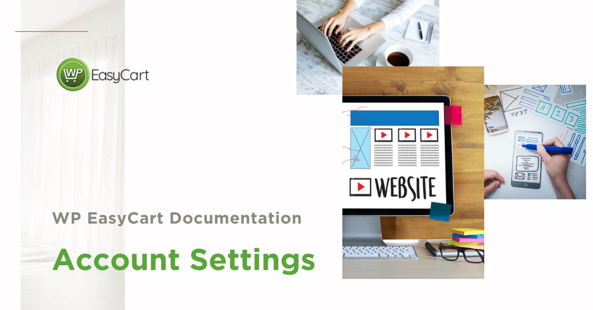 Account Settings - WP EasyCart Online Documentation