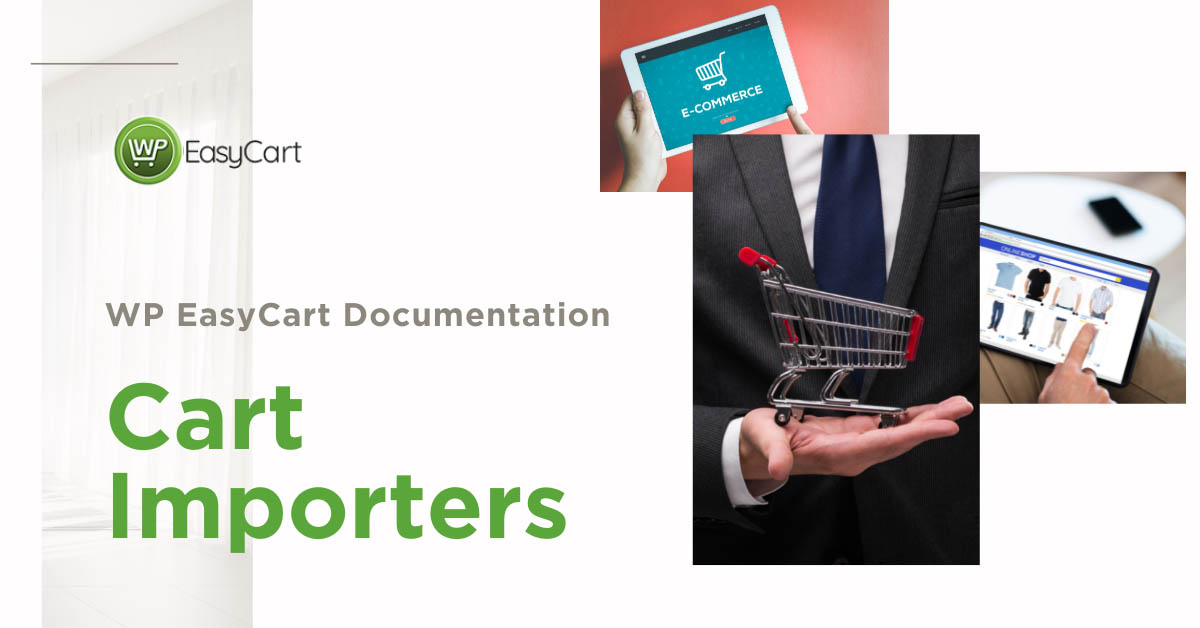 Cart Importers - WP EasyCart Online Documentation