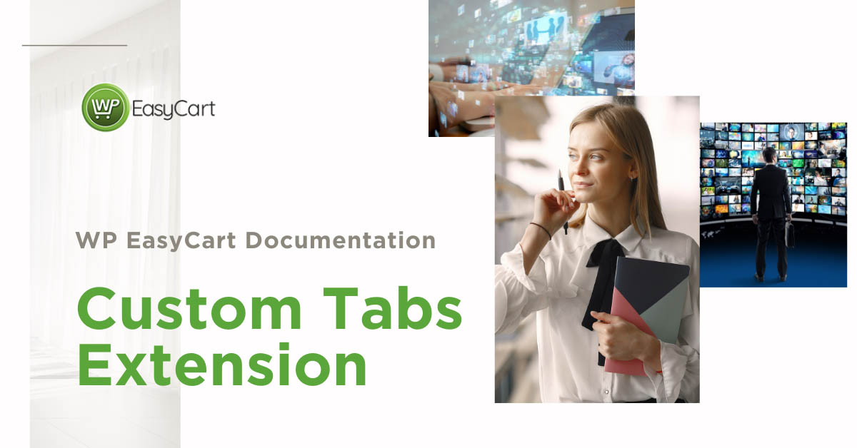 Custom Tabs Extension - WP EasyCart Online Documentation