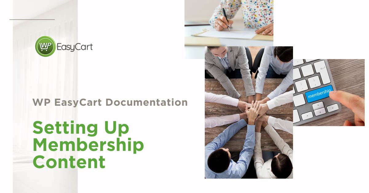 How to Sell Membership Content on WordPress - WP EasyCart Online ...